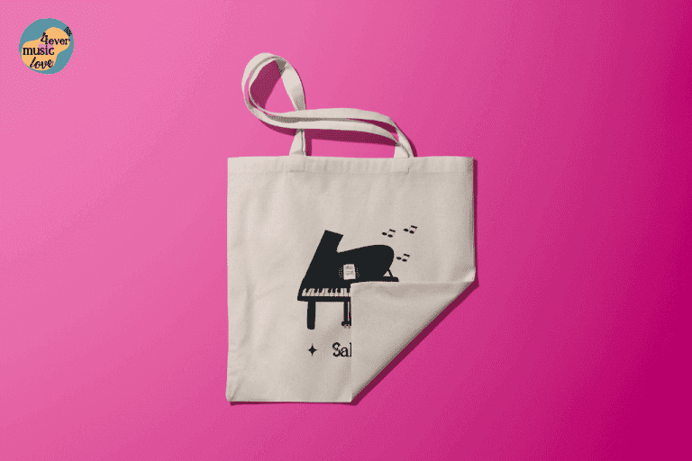Custom Music Tote Bags that Will Wow Every Music Student | 4EverMusicLove