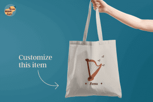 Custom Music Tote Bags that Will Wow Every Music Student | 4EverMusicLove